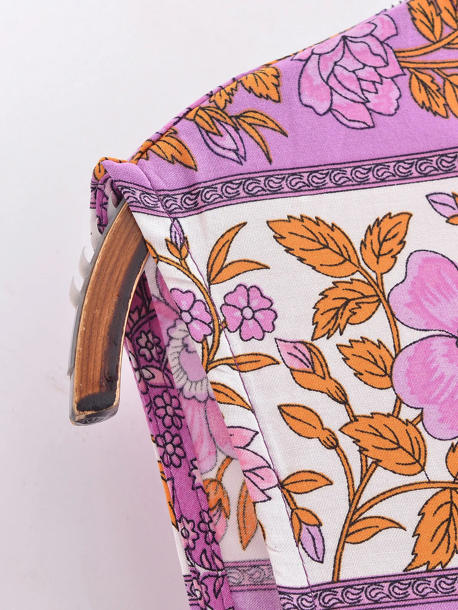 Rosy Pink Boho Floral Print Mini Dress – Queen Boheme